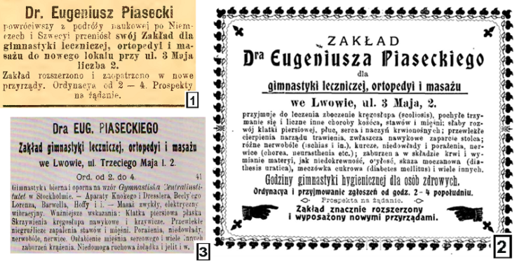 Doc. dr Eugeniusz Piasecki - propagator gimnastyki leczniczej ...